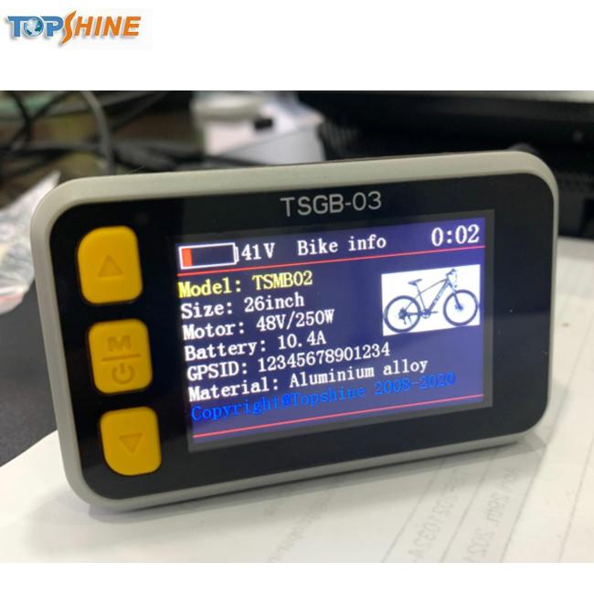 Colorful Display Motorcycles GPS Car Tracking With Bluetooth RFID System